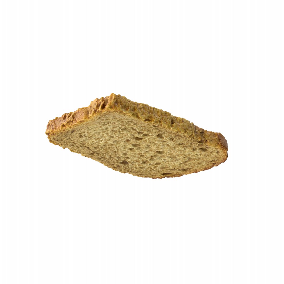 Loaf Bread Slice 3D Model - TurboSquid 2344453
