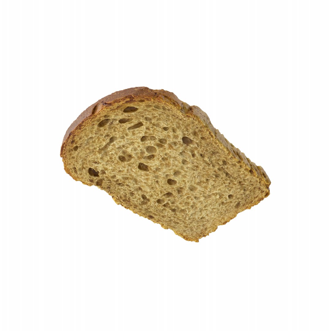 Loaf Bread Slice 3D Model - TurboSquid 2344453