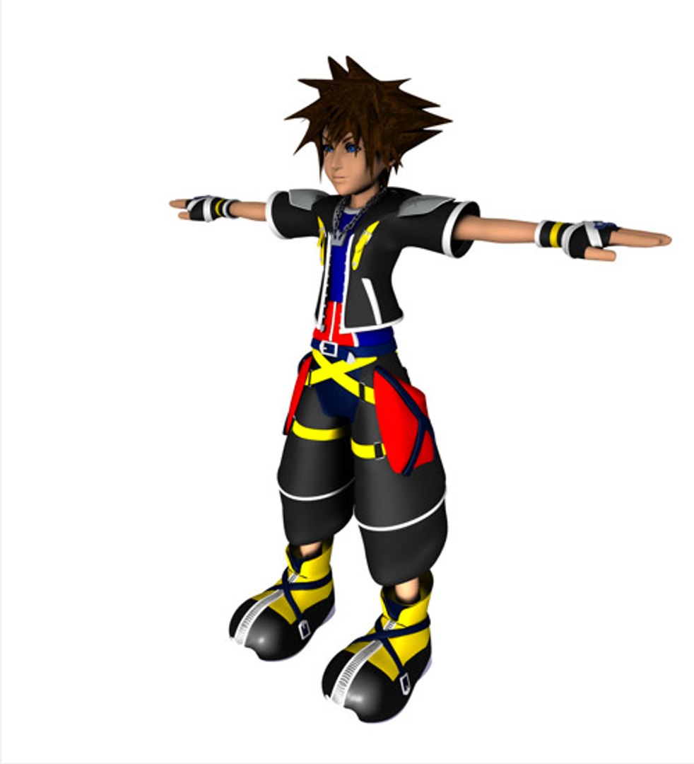 3d Kingdom Hearts S Model