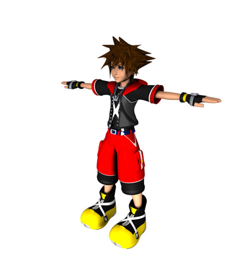 3d Kingdom Hearts S Model