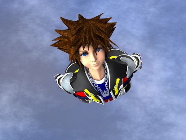3d kingdom hearts s model