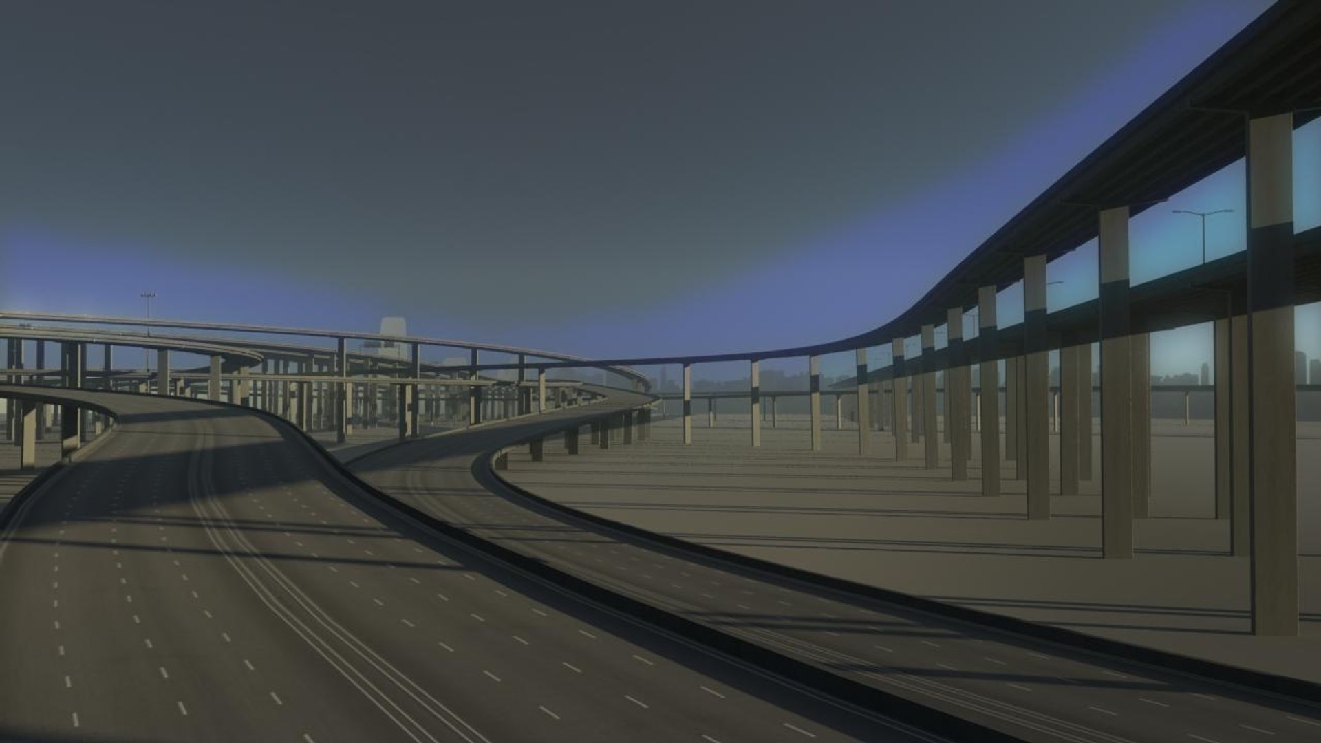 3D Freeway Model - TurboSquid 1339414