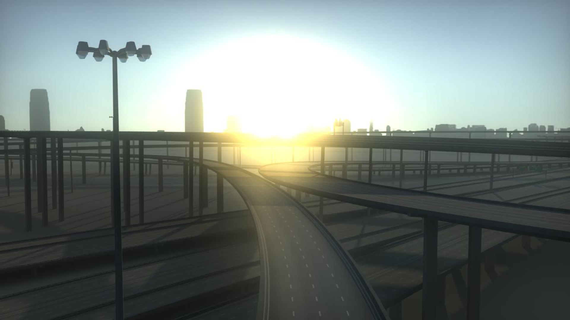 3D Freeway Model - TurboSquid 1339414