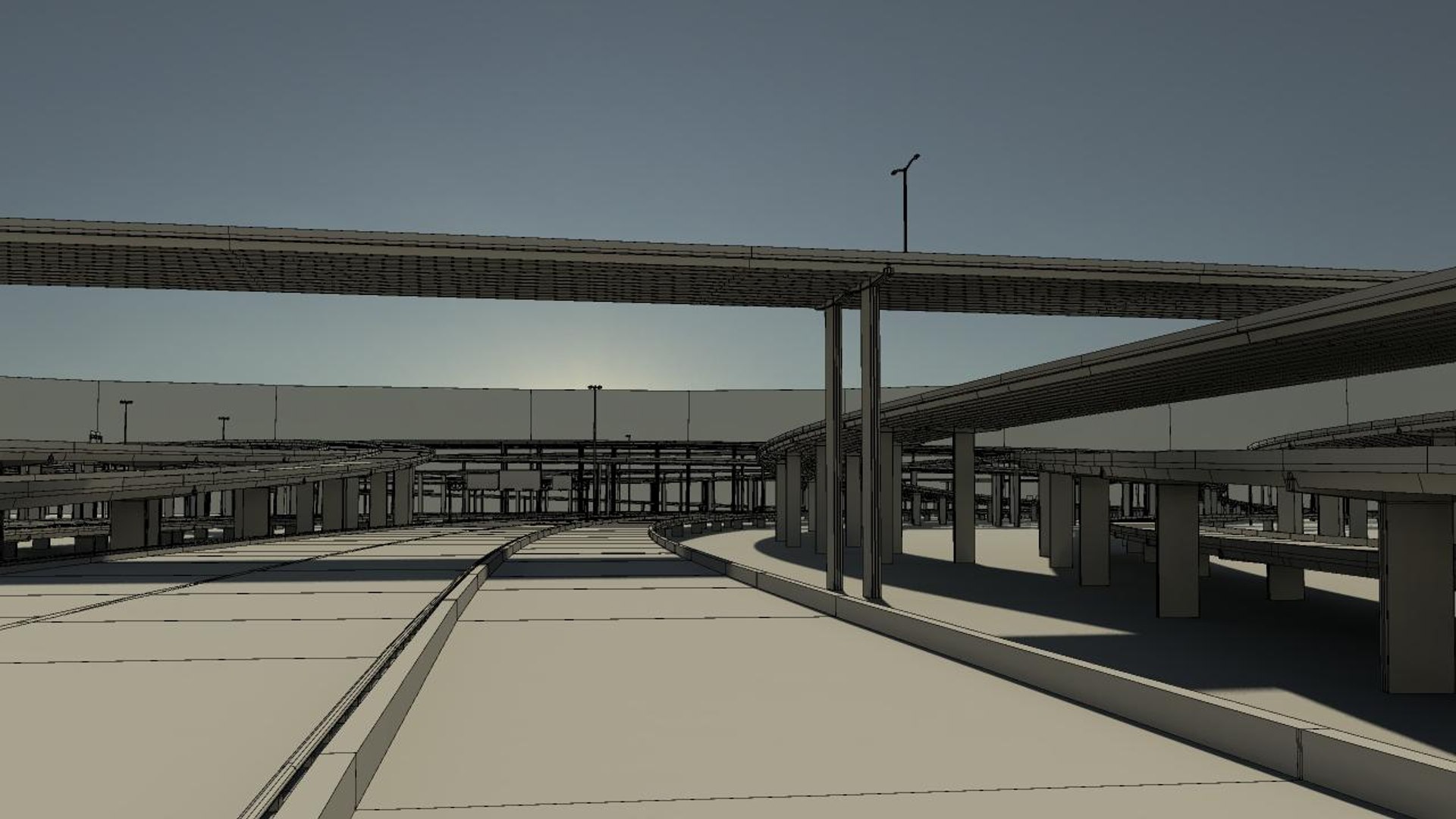 3D Freeway Model - TurboSquid 1339414