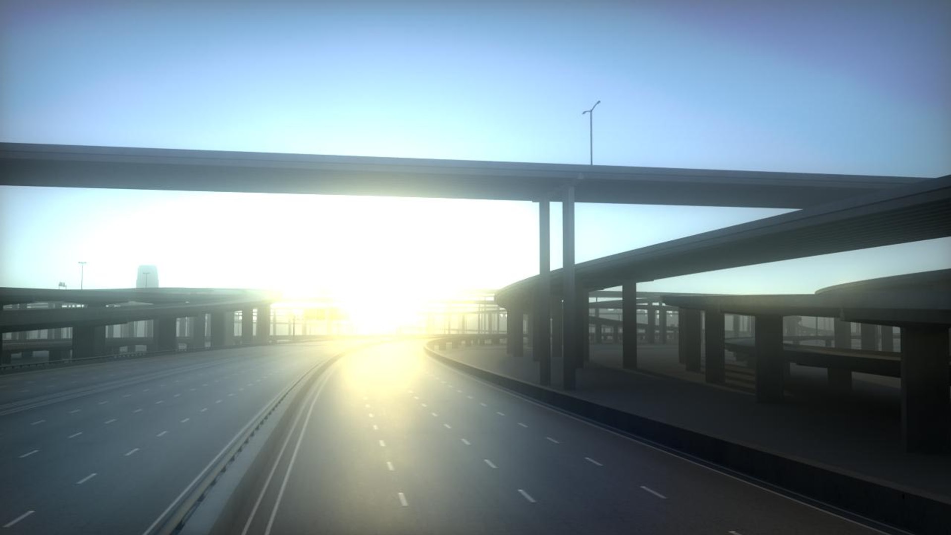 3D Freeway Model - TurboSquid 1339414