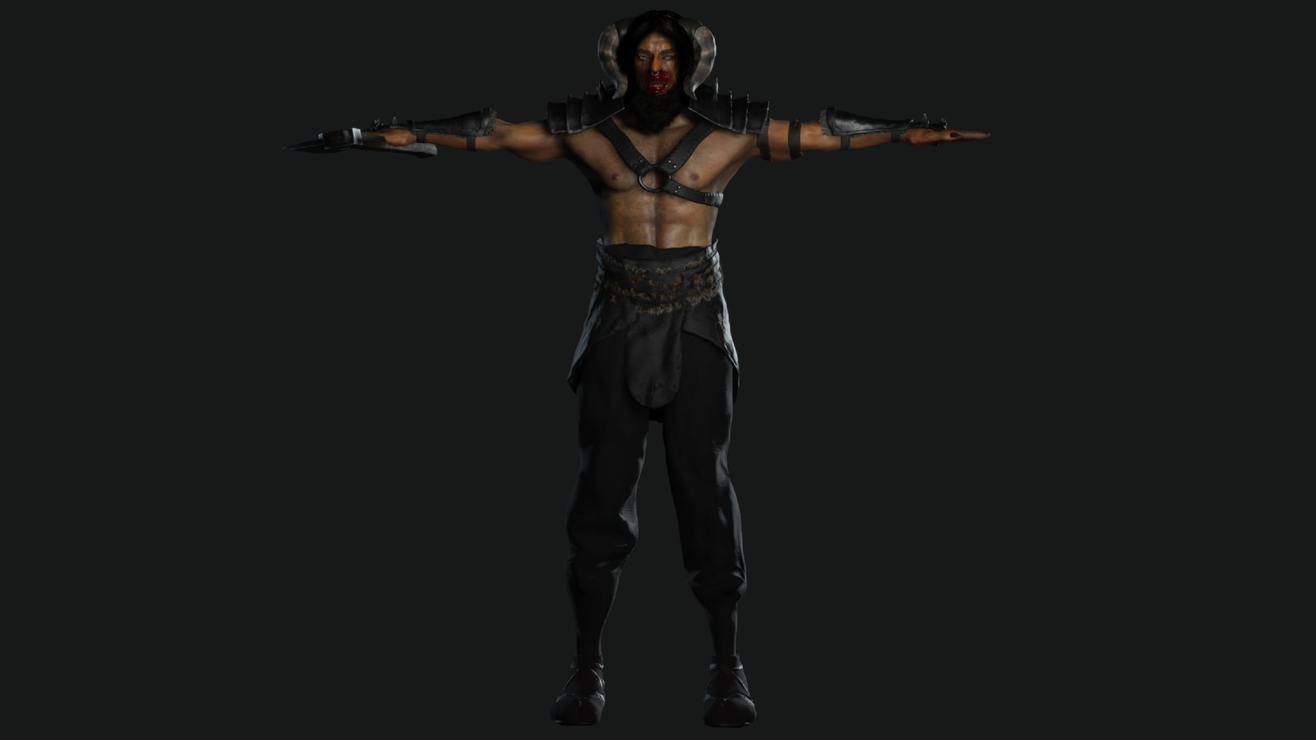 3D AAA 3D MODEL FANTASY CREATURE CHARACTER - THE MONSTER HUMAN ...