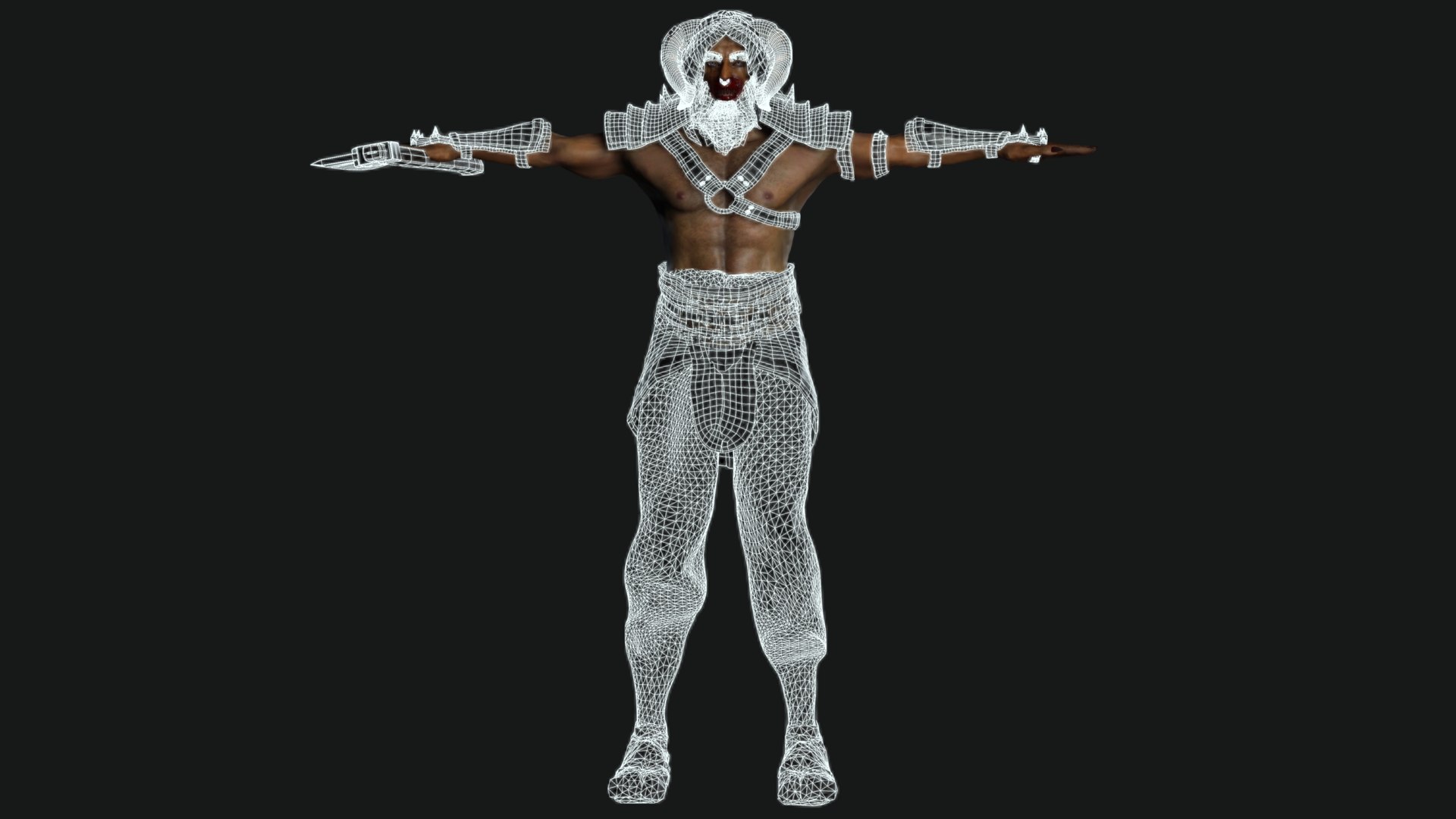 3D AAA 3D MODEL FANTASY CREATURE CHARACTER - THE MONSTER HUMAN ...