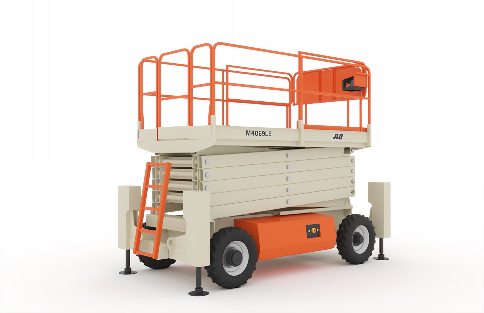 ELECTRIC SCISSOR LIFT - JLG M4069LE 3D Model - TurboSquid 1987930