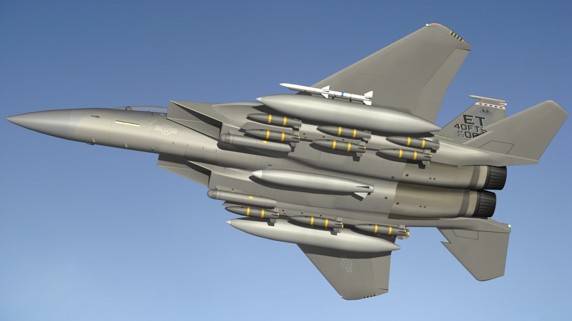 Boeing F15EX Eagle II Model - TurboSquid 1804851