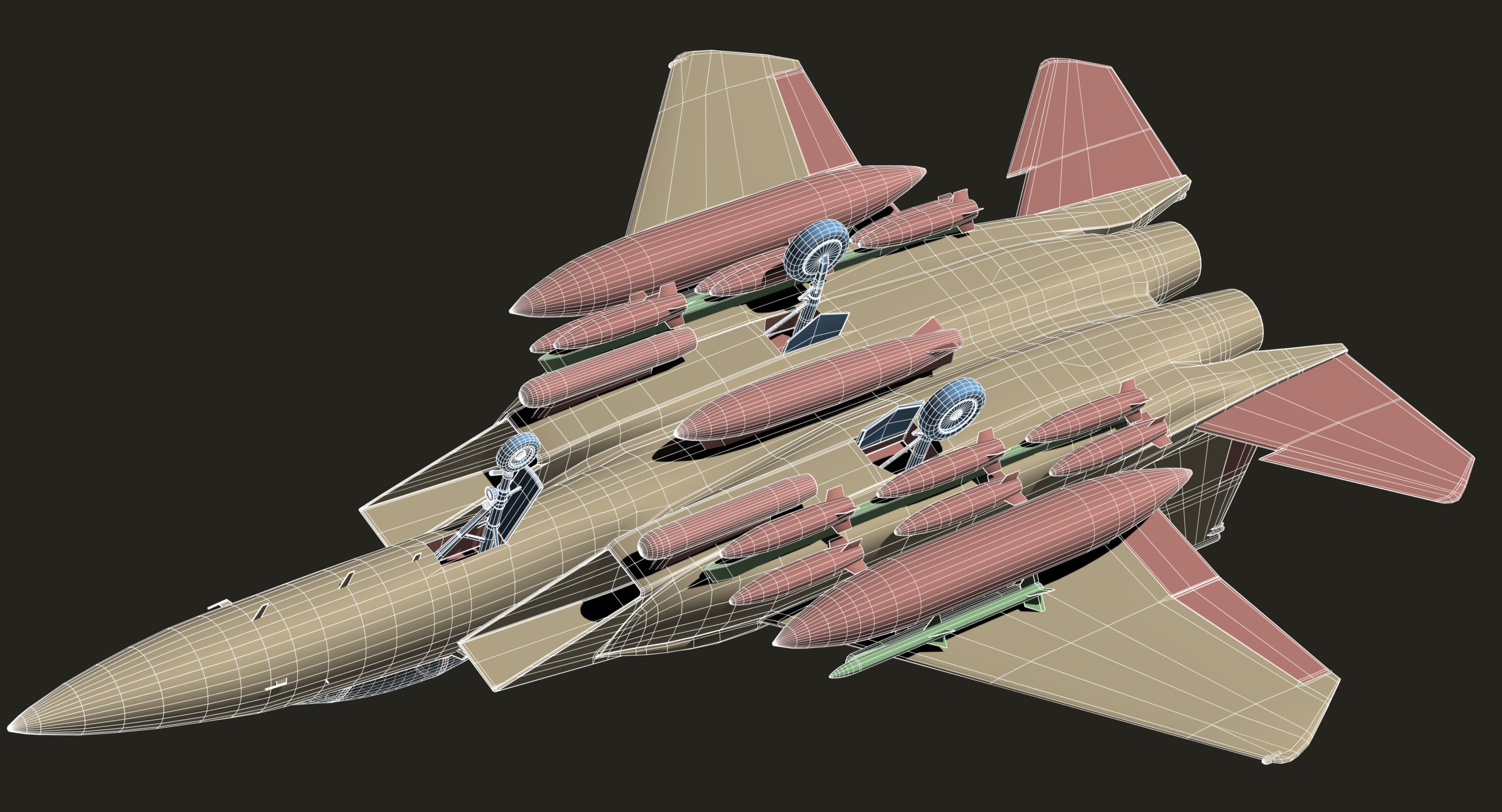 Boeing F15EX Eagle II model - TurboSquid 1804851