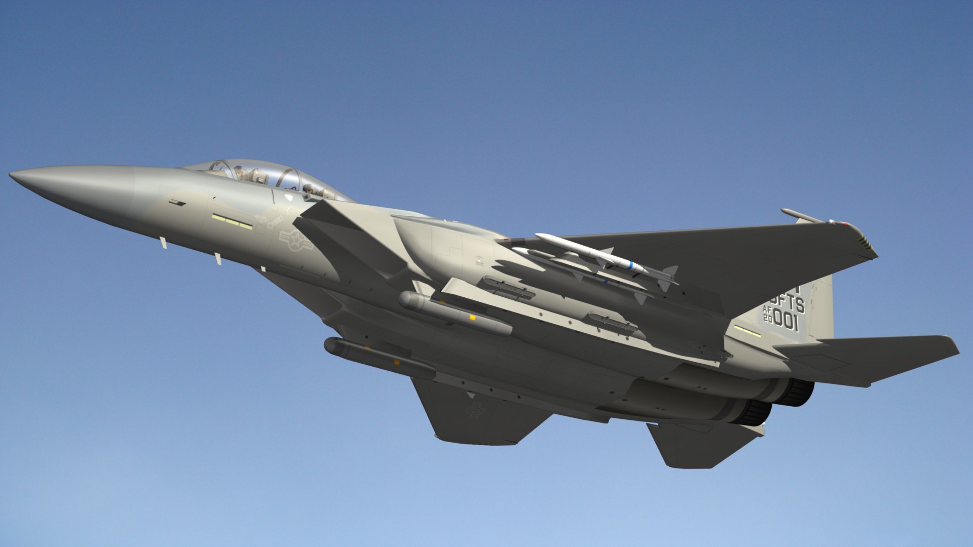 Boeing F15EX Eagle II Model - TurboSquid 1804851