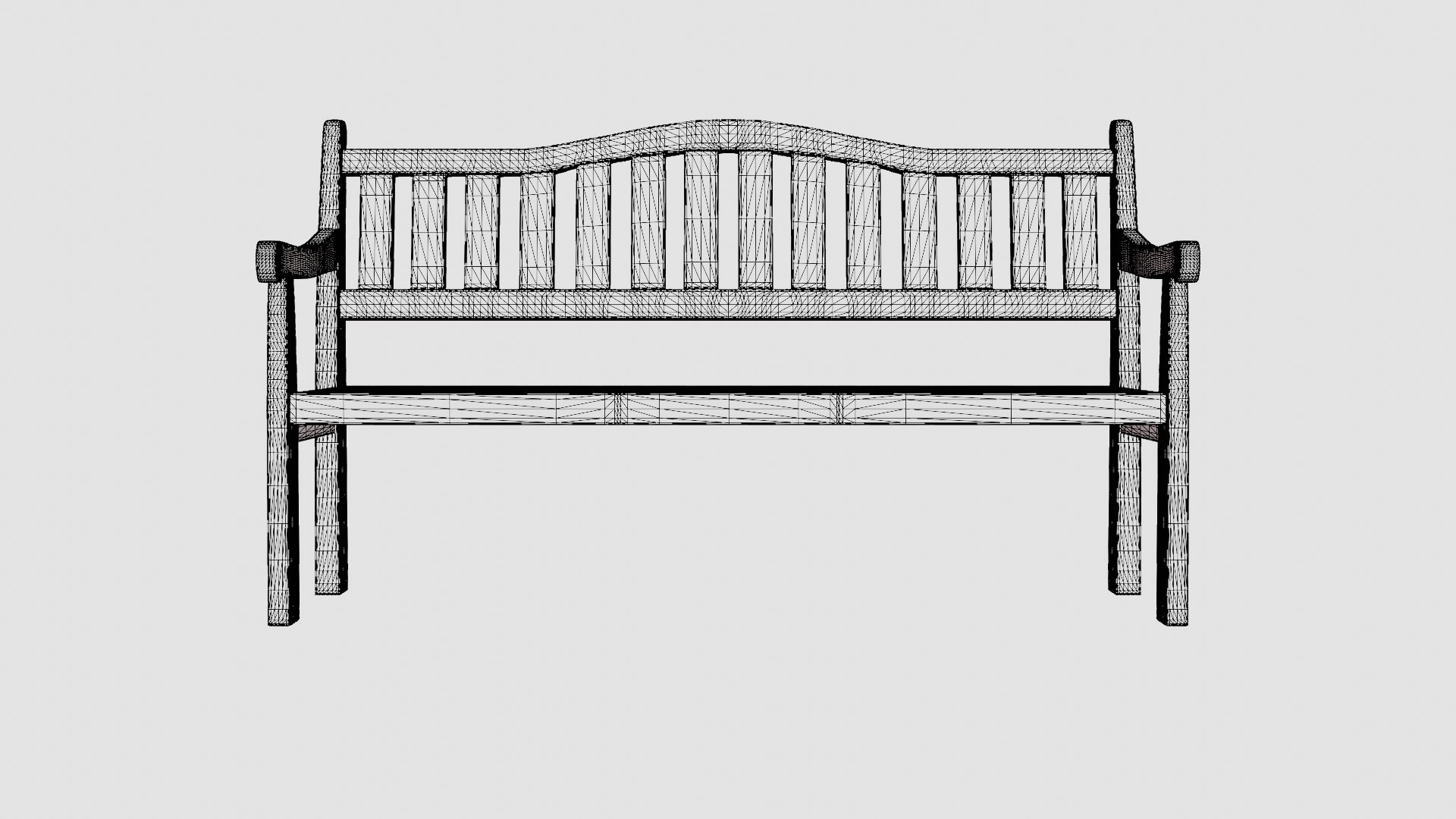 Sara Bench 3D Model - TurboSquid 2253827