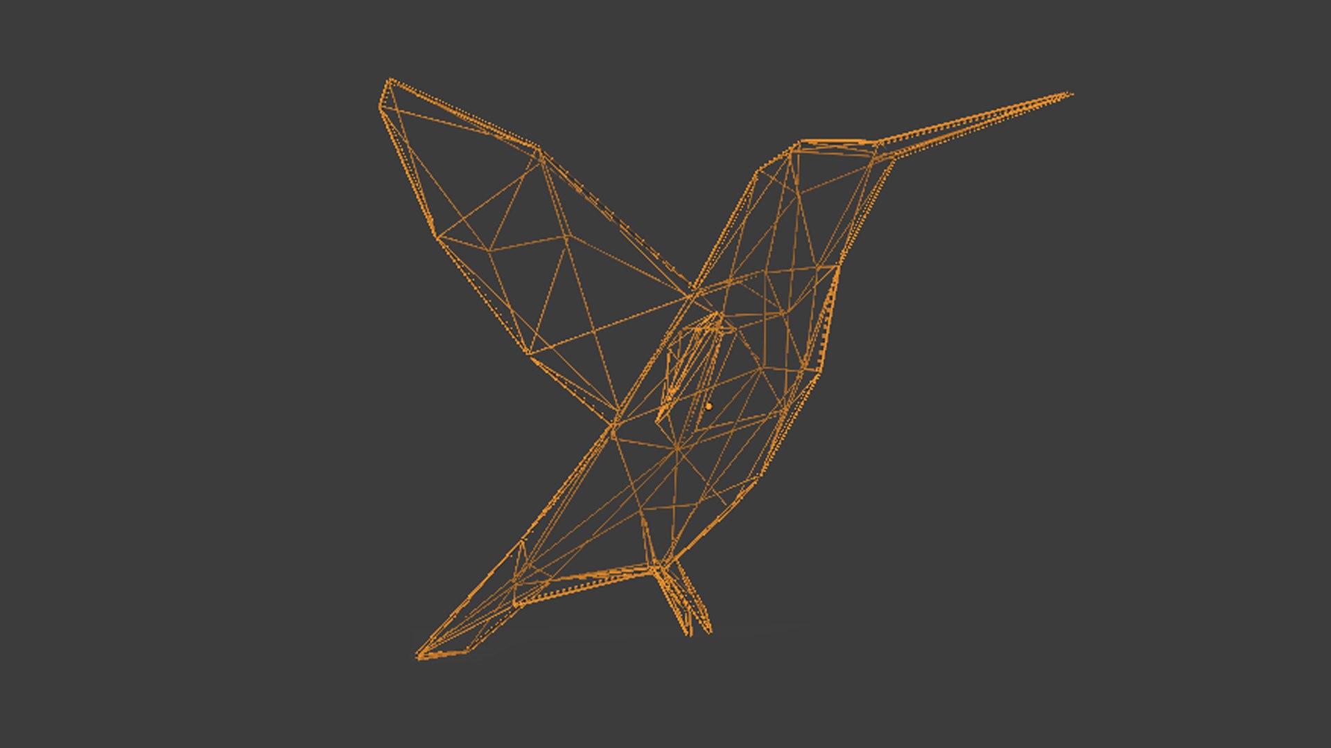 3D Lowpoly Hummingbird Model - TurboSquid 2315918