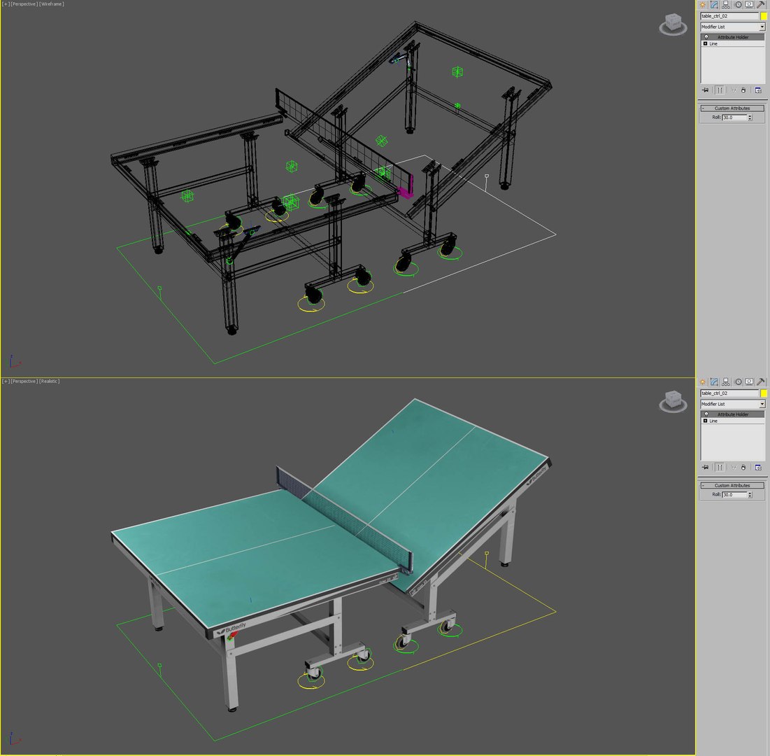 table tennis 3d model