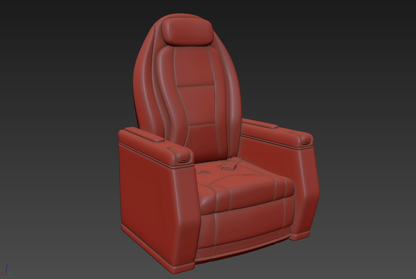 Private Airplane Seat Model - TurboSquid 1642837