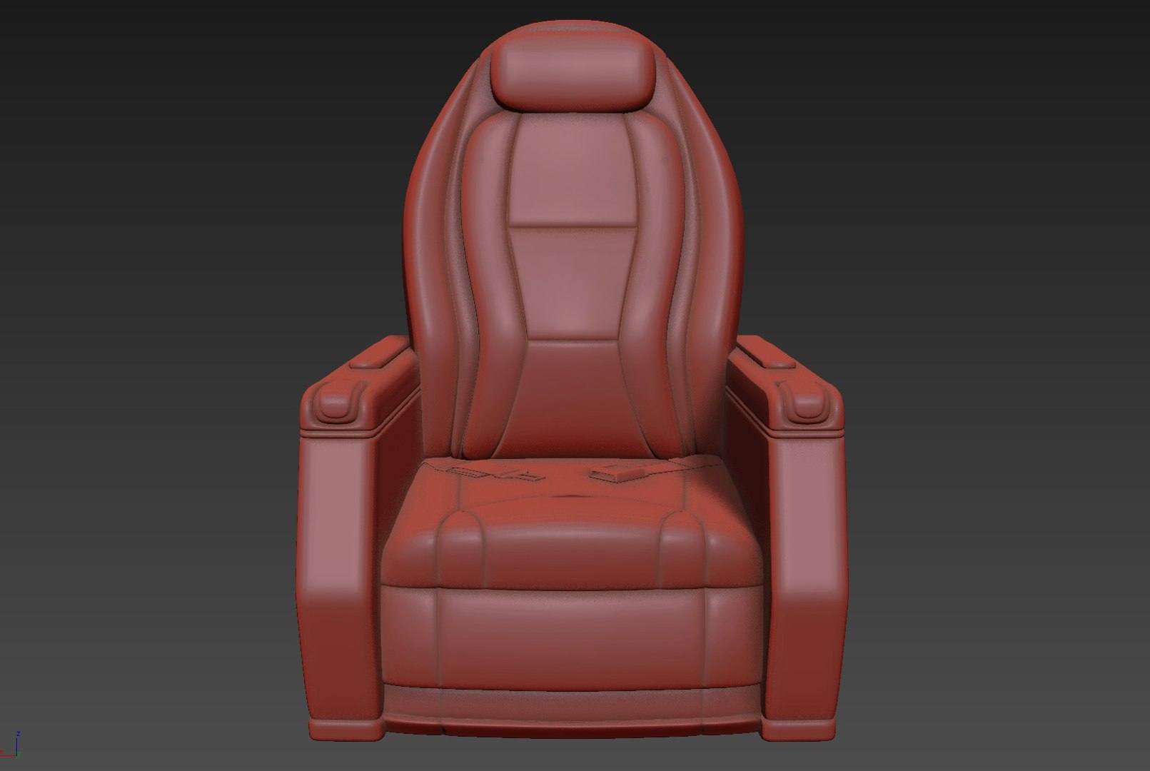 Private Airplane Seat Model - TurboSquid 1642837