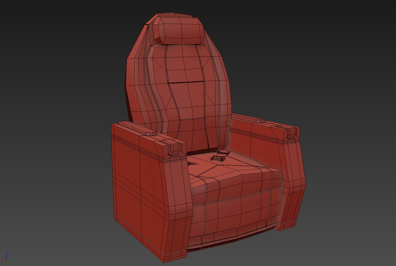 Private Airplane Seat Model - TurboSquid 1642837