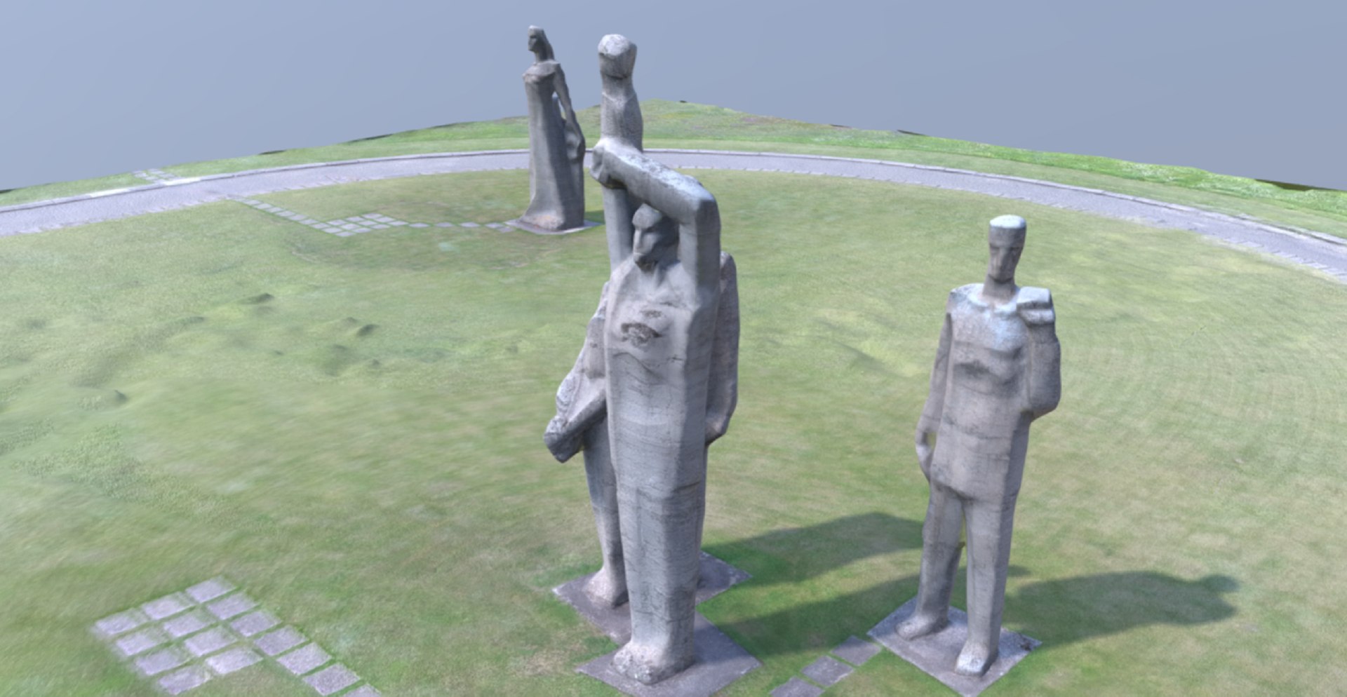 Memorial Sculptures 3D Model - TurboSquid 1630194