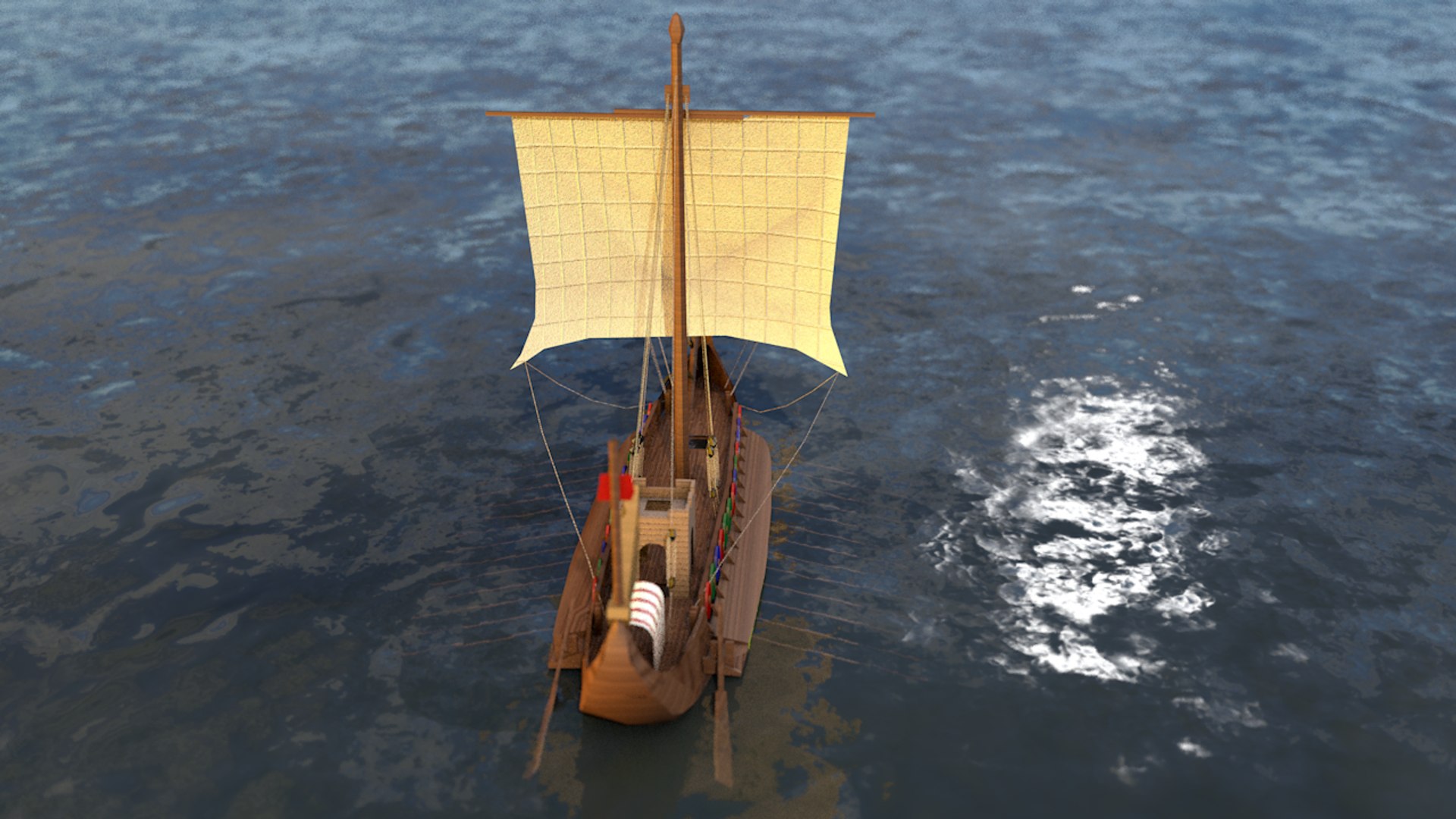 Roman Warship 31 B 3D Model - TurboSquid 1460183