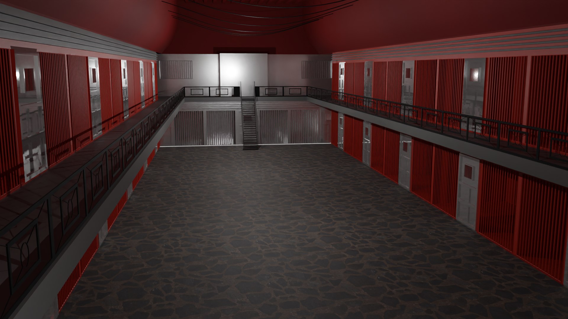 3D Prison Interior Model - TurboSquid 2157354