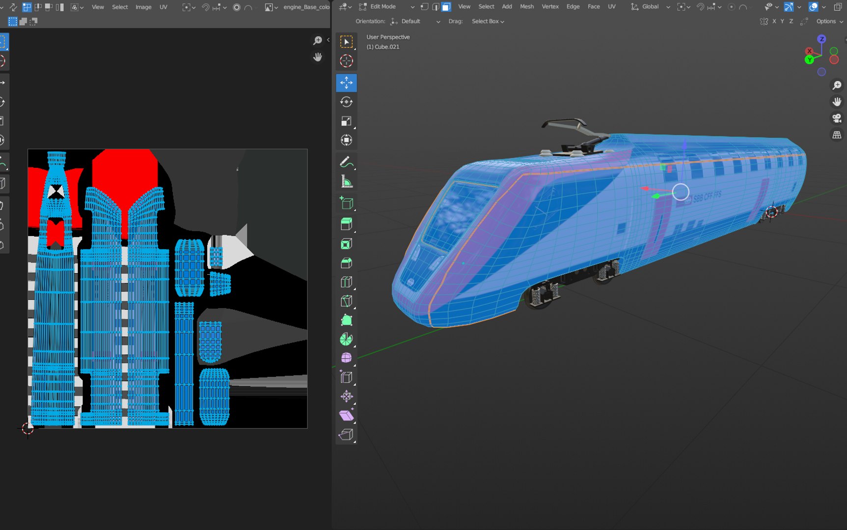3D SBB electric swiss train - TurboSquid 2147781