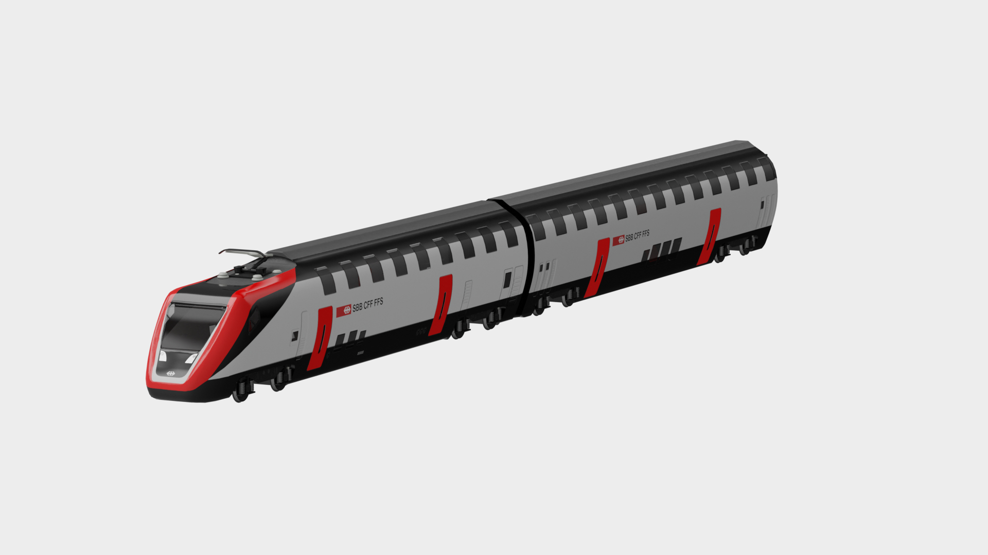 3D SBB electric swiss train - TurboSquid 2147781