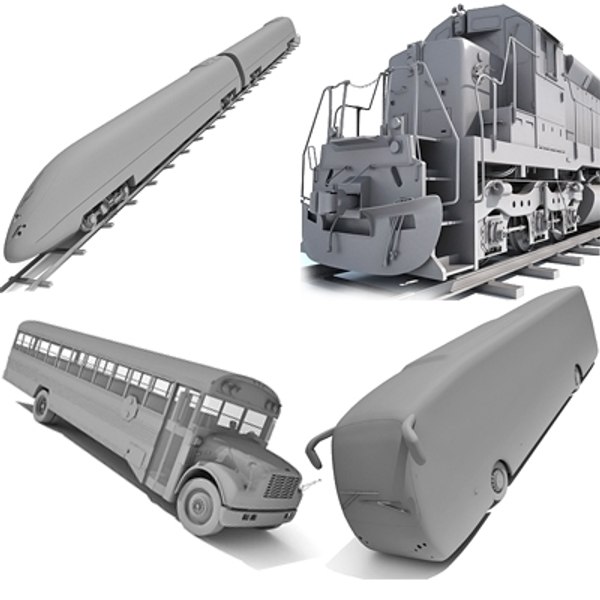 Trains 3D Models for Download | TurboSquid
