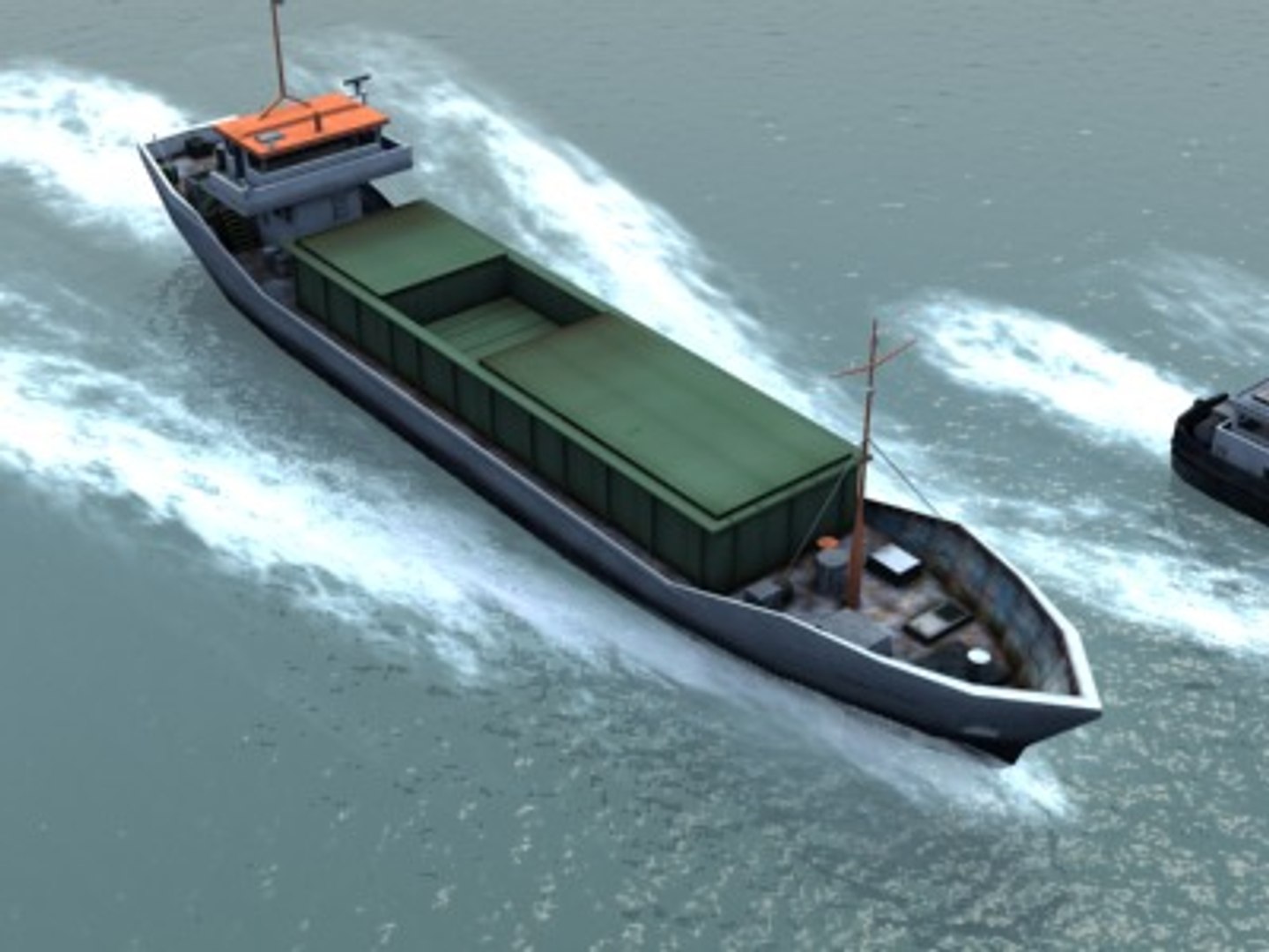 3d Model Ship Ocean
