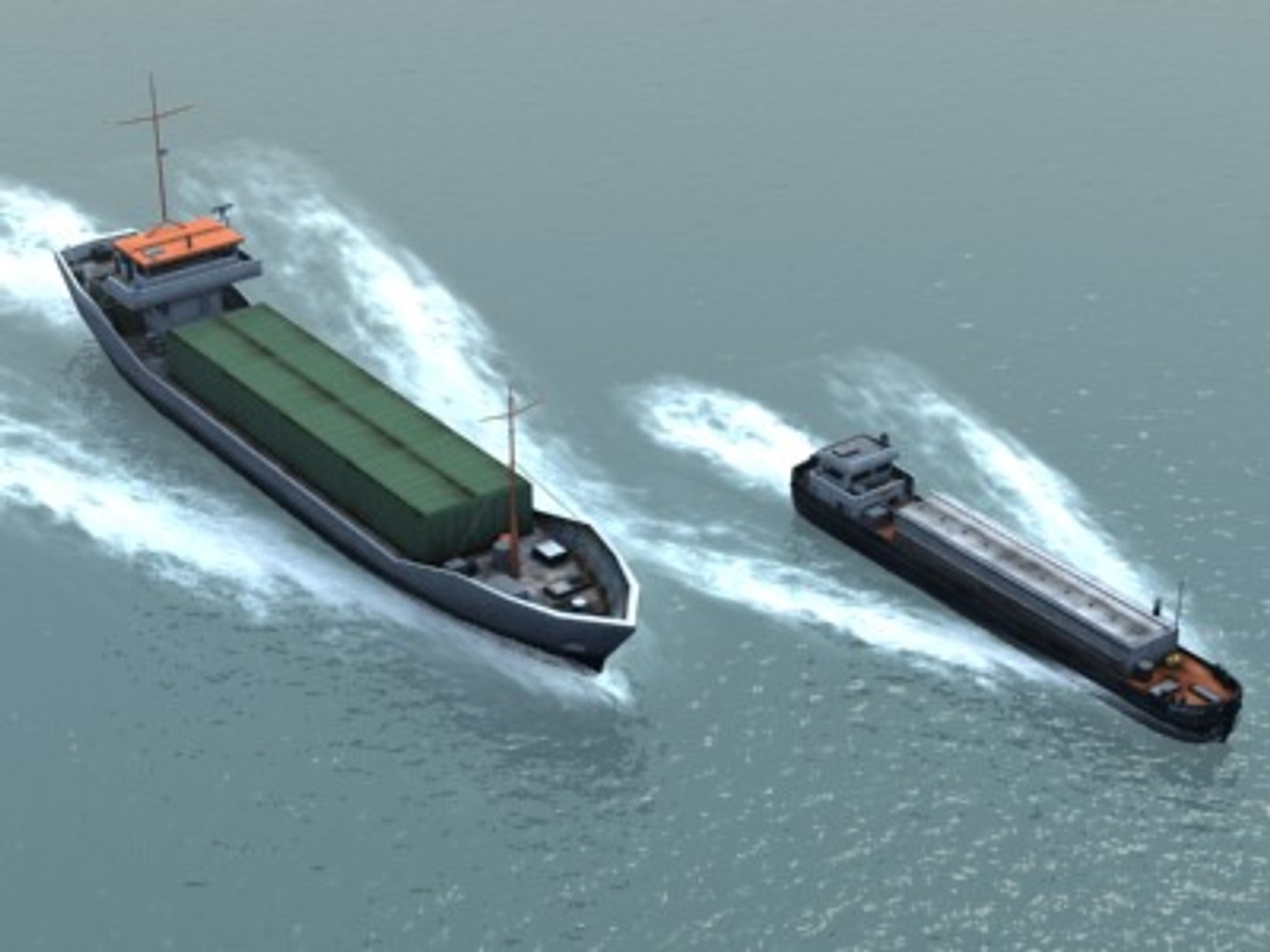 3d Model Ship Ocean