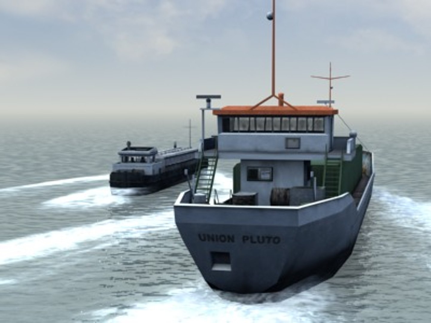3d Model Ship Ocean
