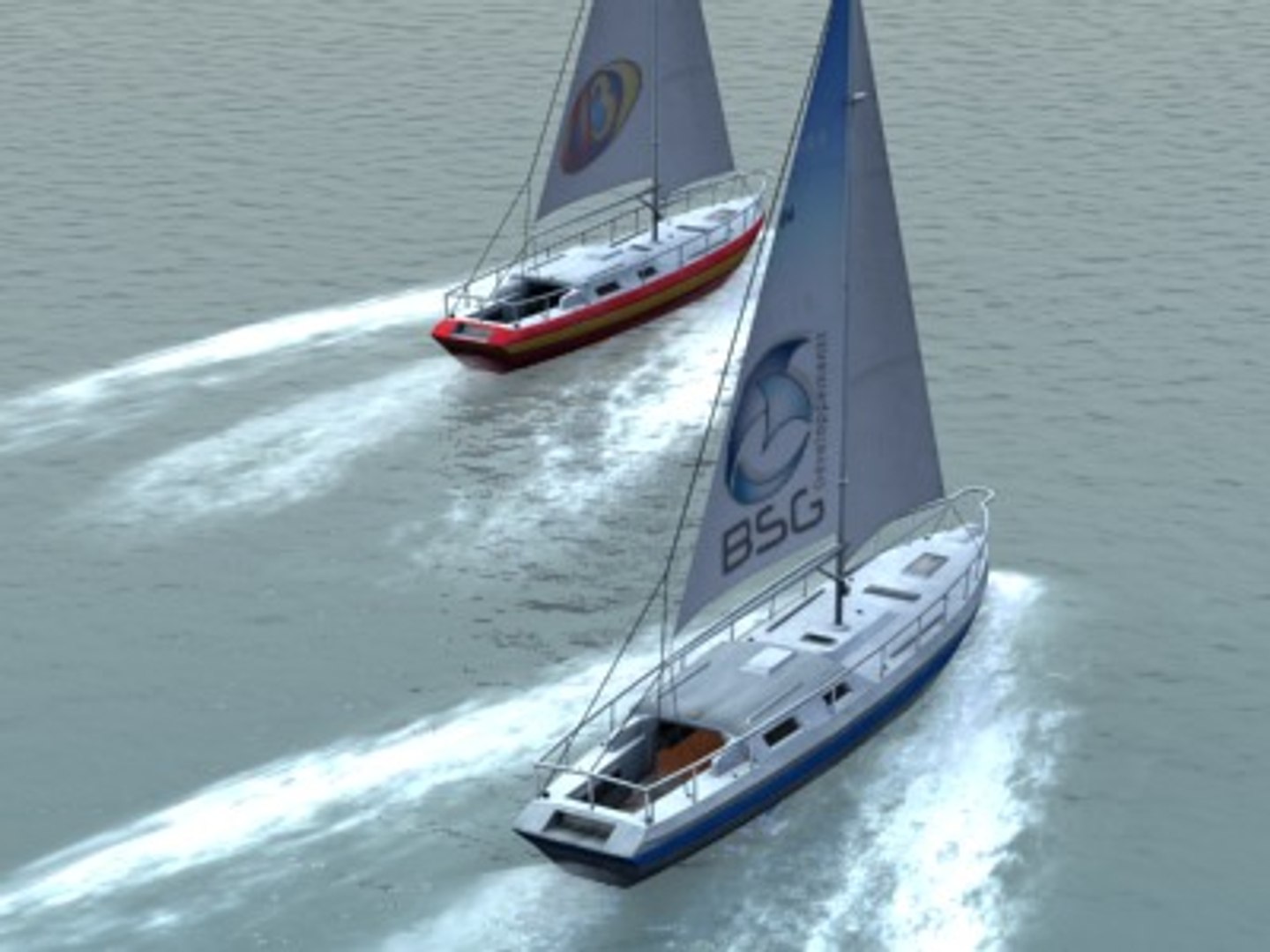 3d Model Ship Ocean