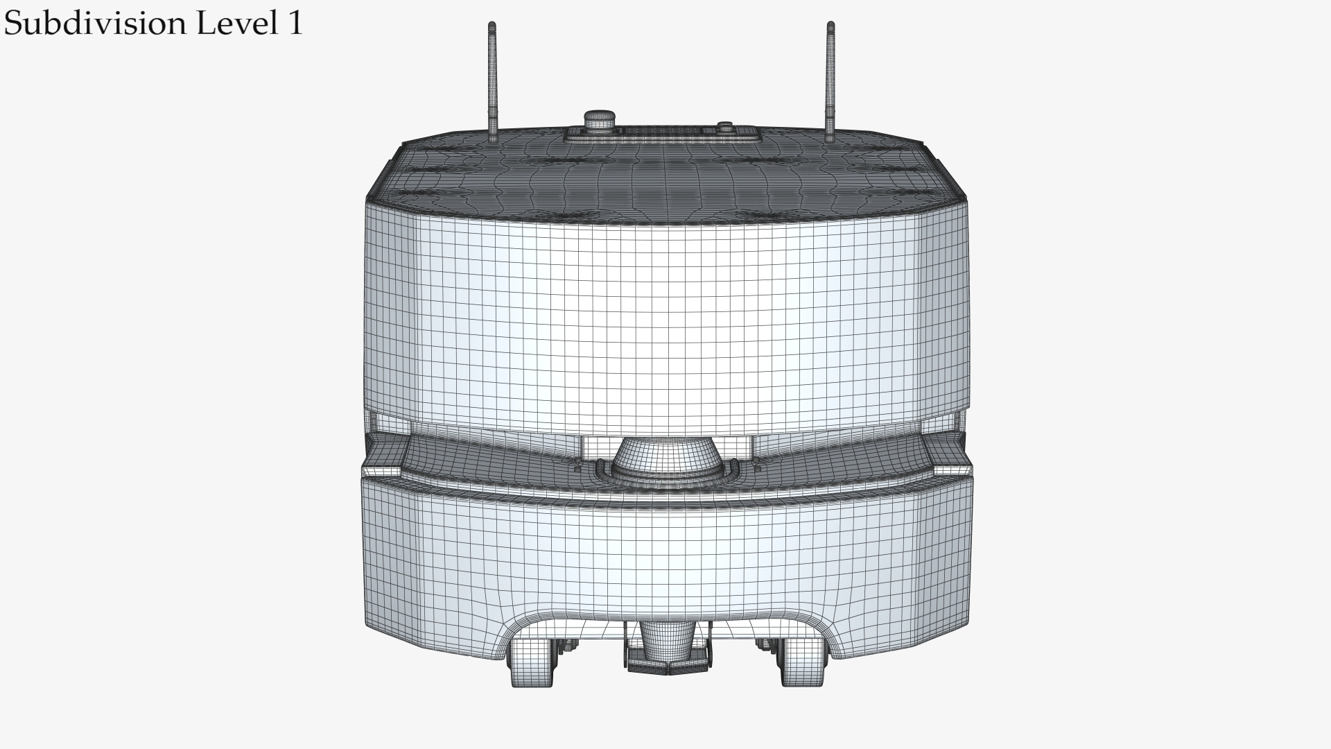 Omron Mobile Robot LD-60 White 3D Model - TurboSquid 2069390