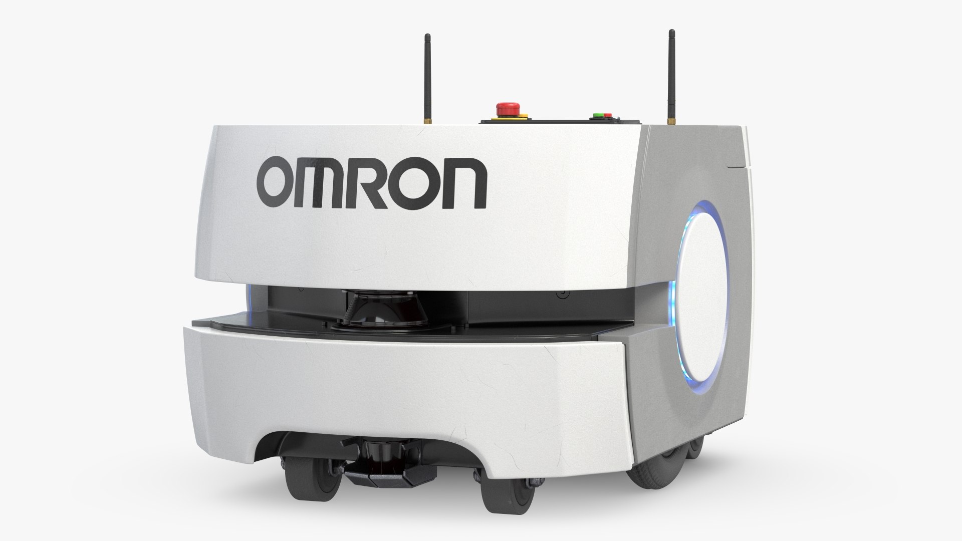 Omron Mobile Robot LD-60 White 3D Model - TurboSquid 2069390