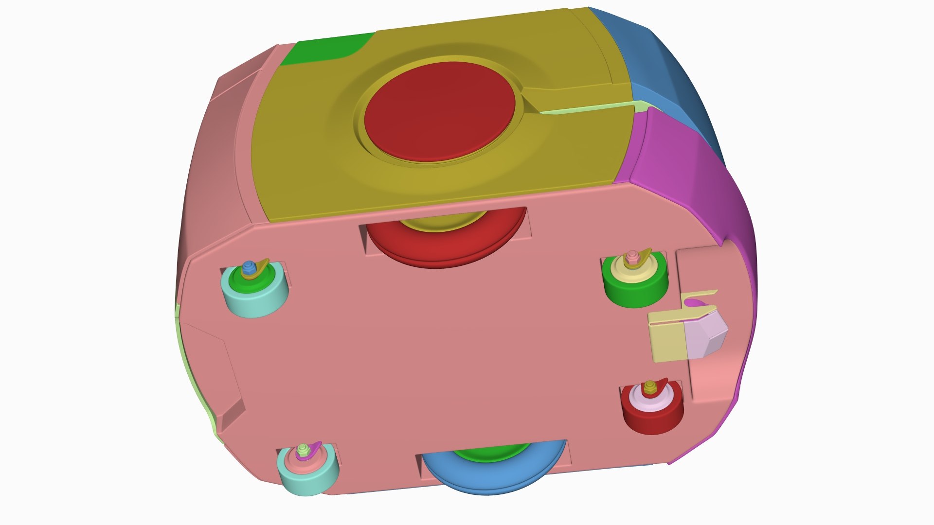 Omron Mobile Robot LD-60 White 3D model - TurboSquid 2069390