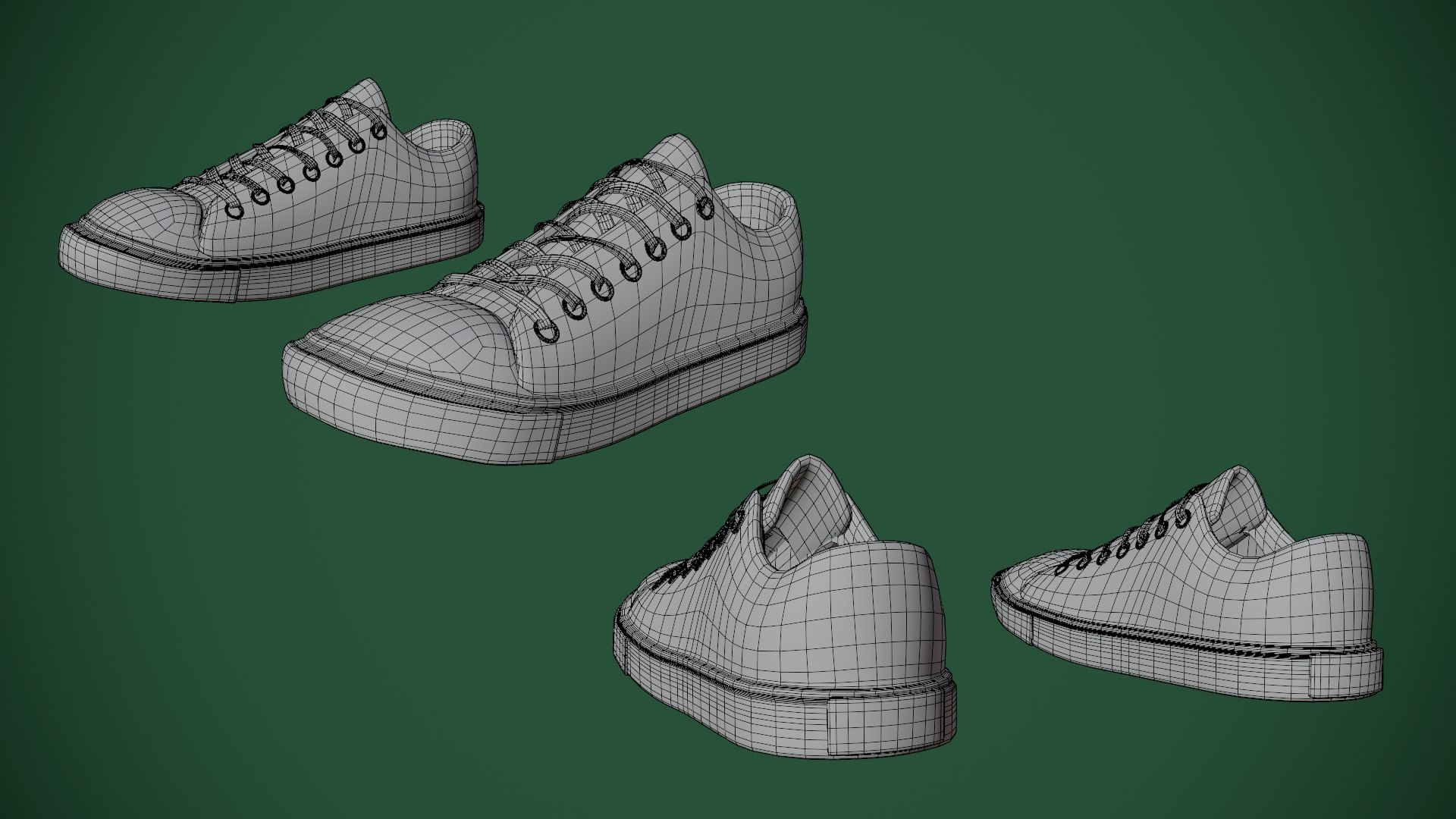 Classic All Star Champions 4 Diferent Textures 3D Model - TurboSquid ...