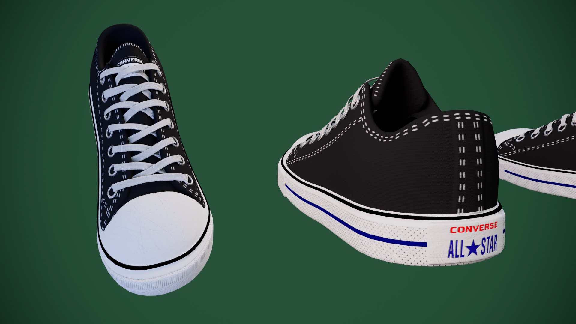 Classic All Star Champions 4 Diferent Textures 3D Model - TurboSquid ...