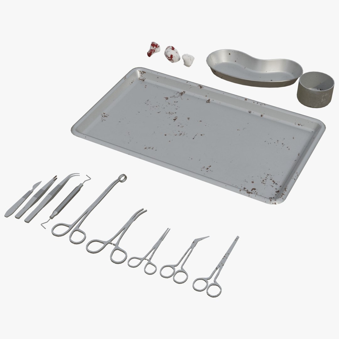 Medical Instruments 1B 3D Model - TurboSquid 2100642