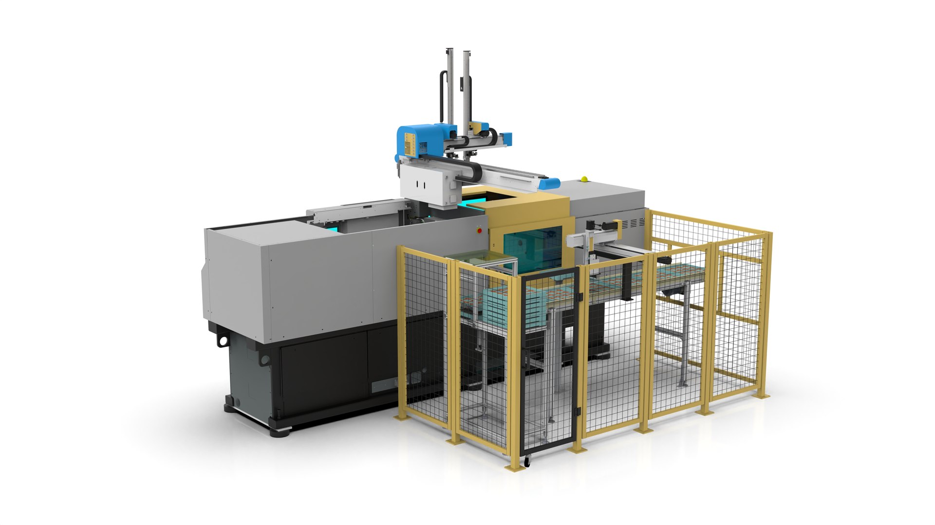 3D Injection Robot - Product Line Model - TurboSquid 1821083