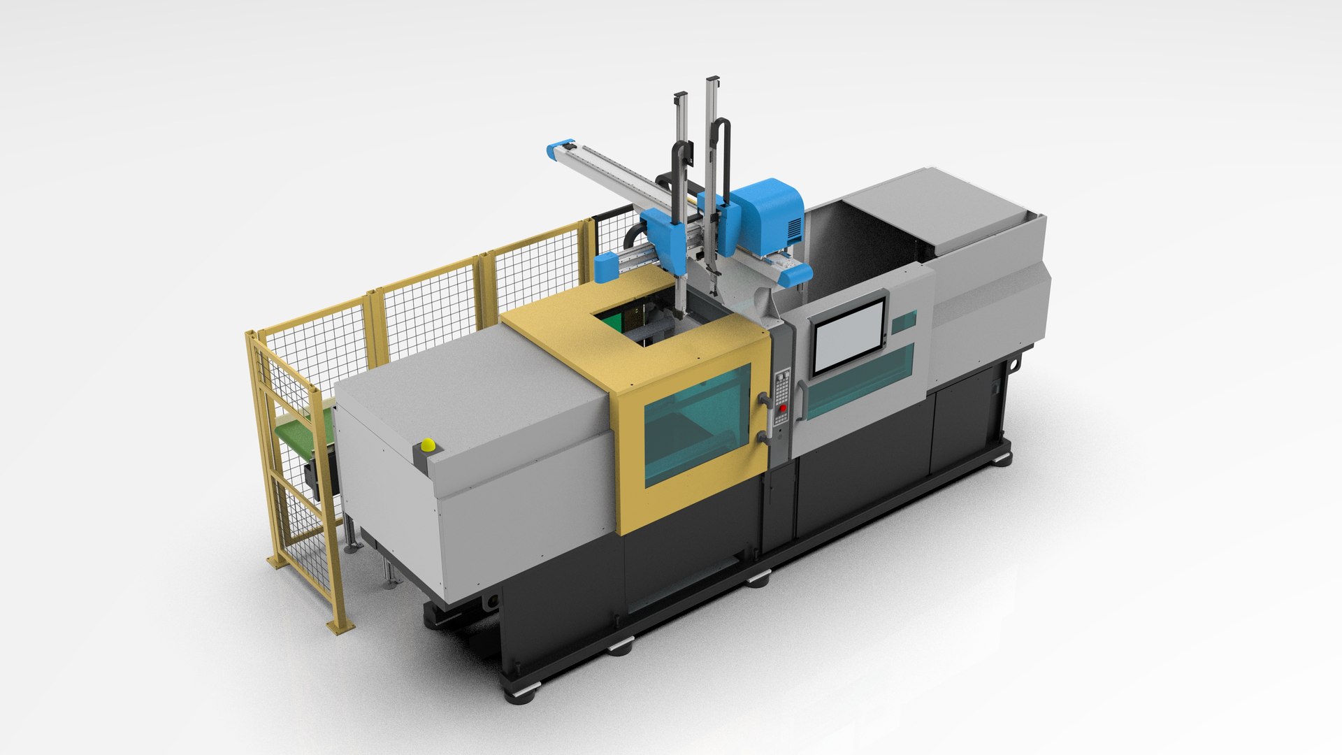 3D Injection Robot - Product Line Model - TurboSquid 1821083