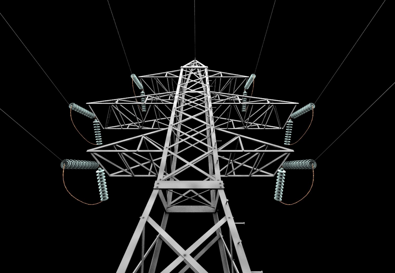 3d Model Electrical Transmission Tower
