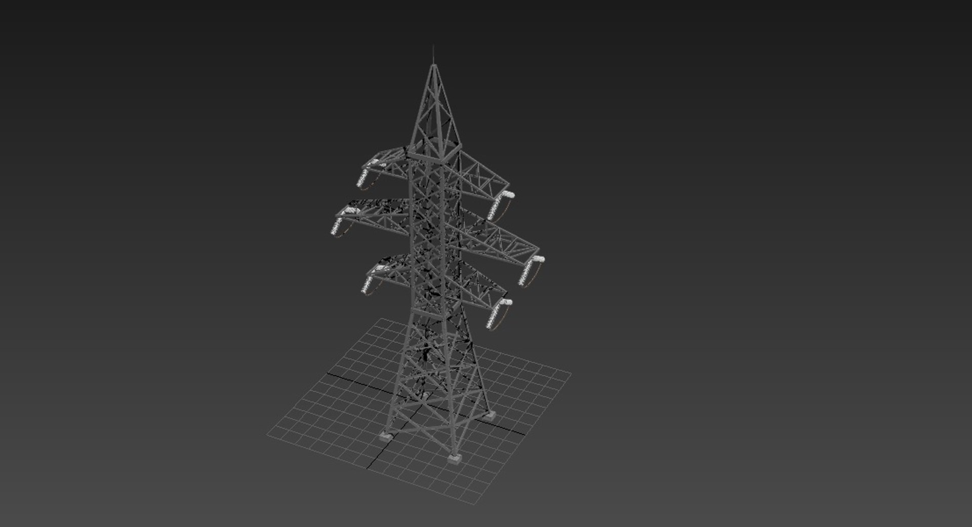 3d Model Electrical Transmission Tower
