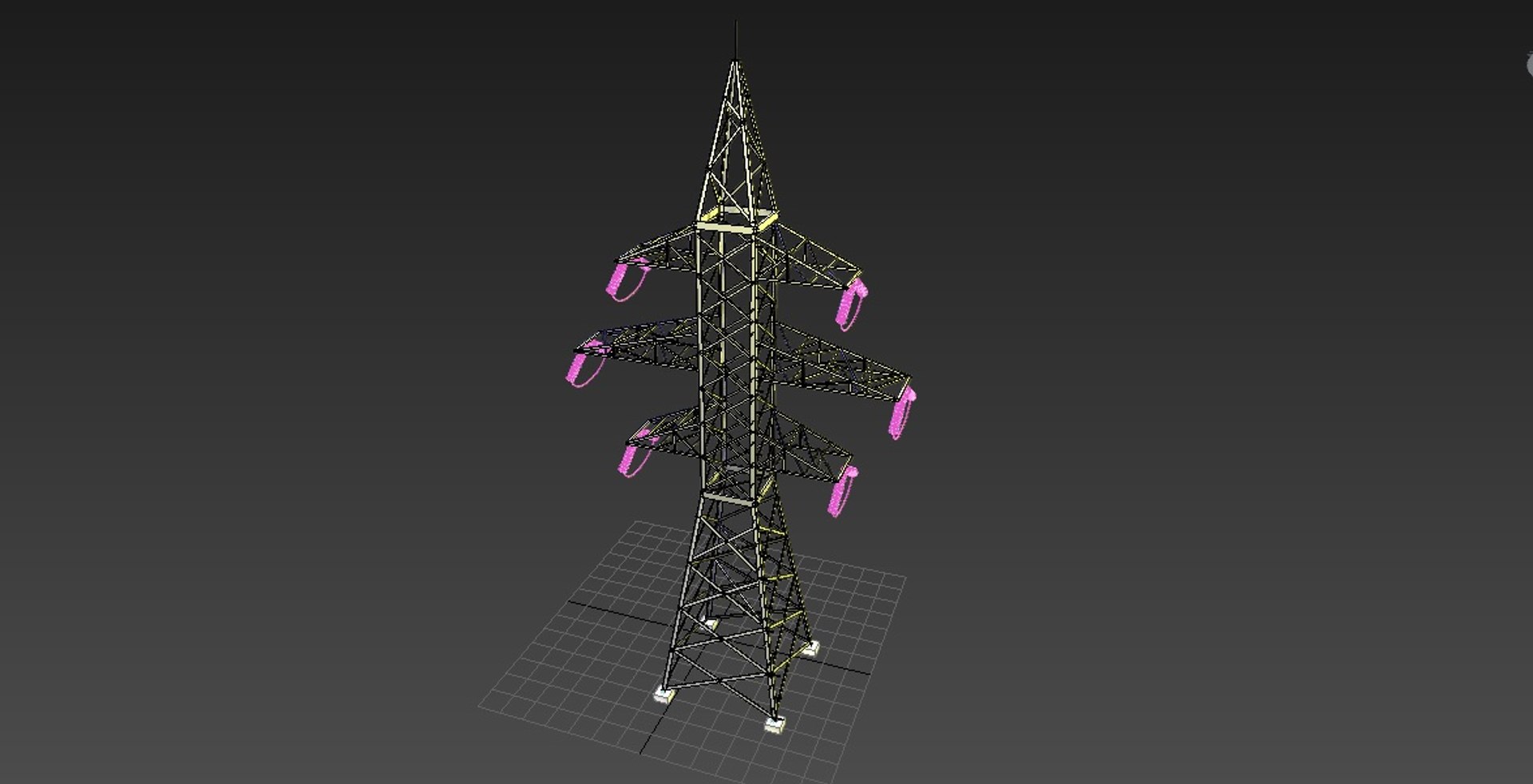 3d Model Electrical Transmission Tower