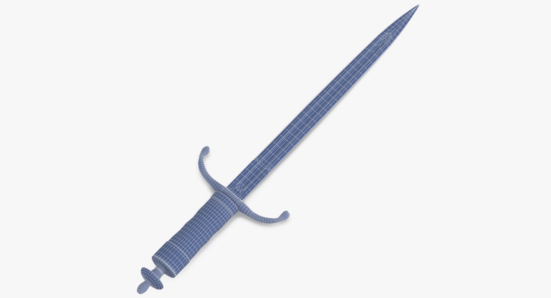 3D Dagger Long Model - TurboSquid 1412057