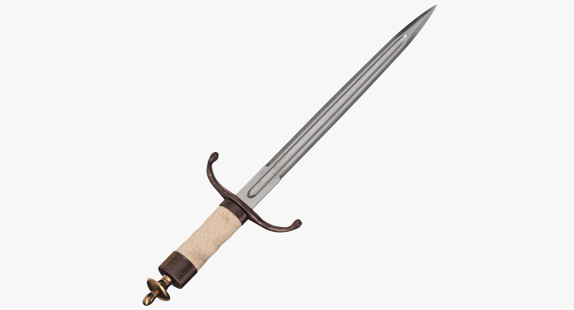 3D dagger long model - TurboSquid 1412057