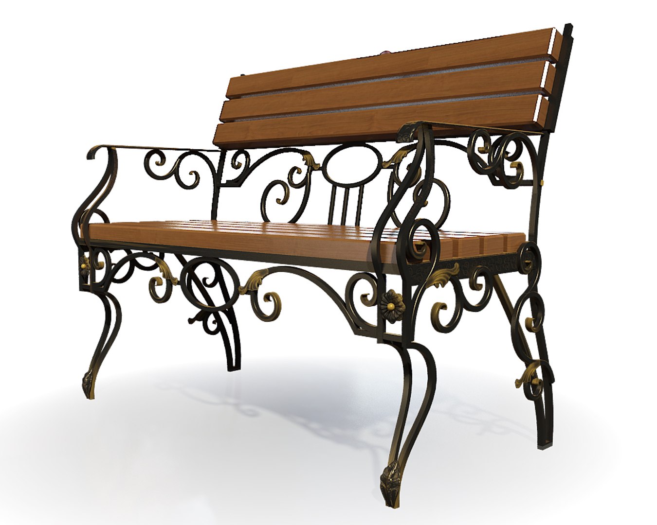 Forged Benches 3d Max