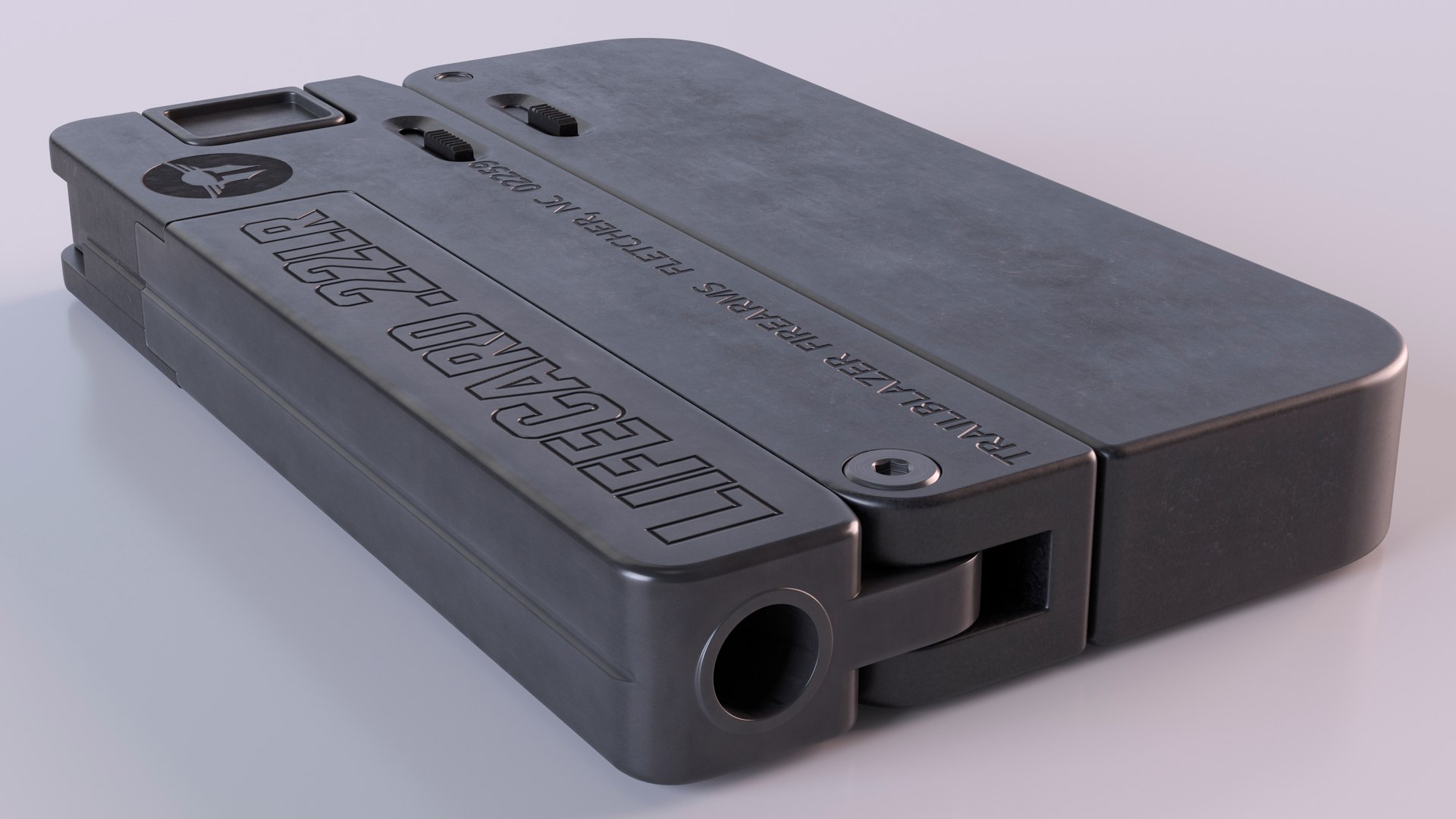 Foldable Wallet Pistol 3D Model - TurboSquid 2167654
