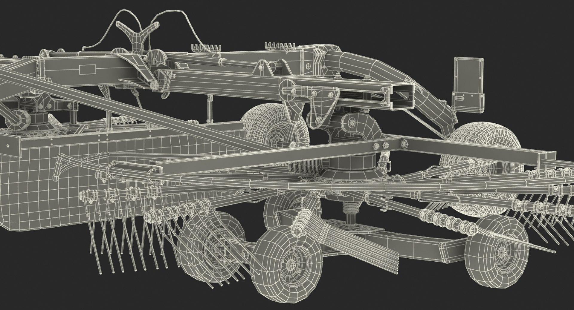 3D Model Tractor Used Twin Rotary - TurboSquid 1333099