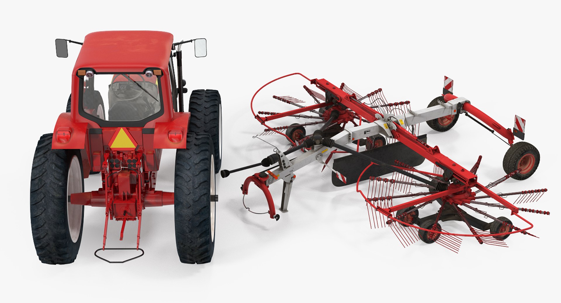 3D model tractor used twin rotary - TurboSquid 1333099