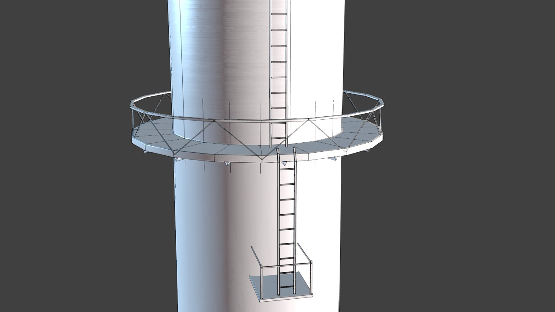 3d water tower