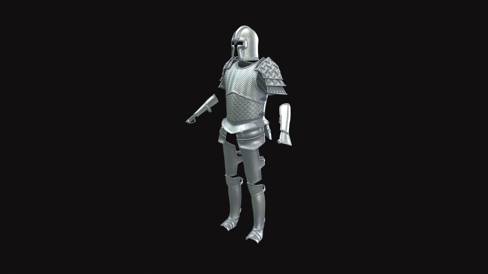 3D Medieval Full Armor 02 Model - TurboSquid 2319016